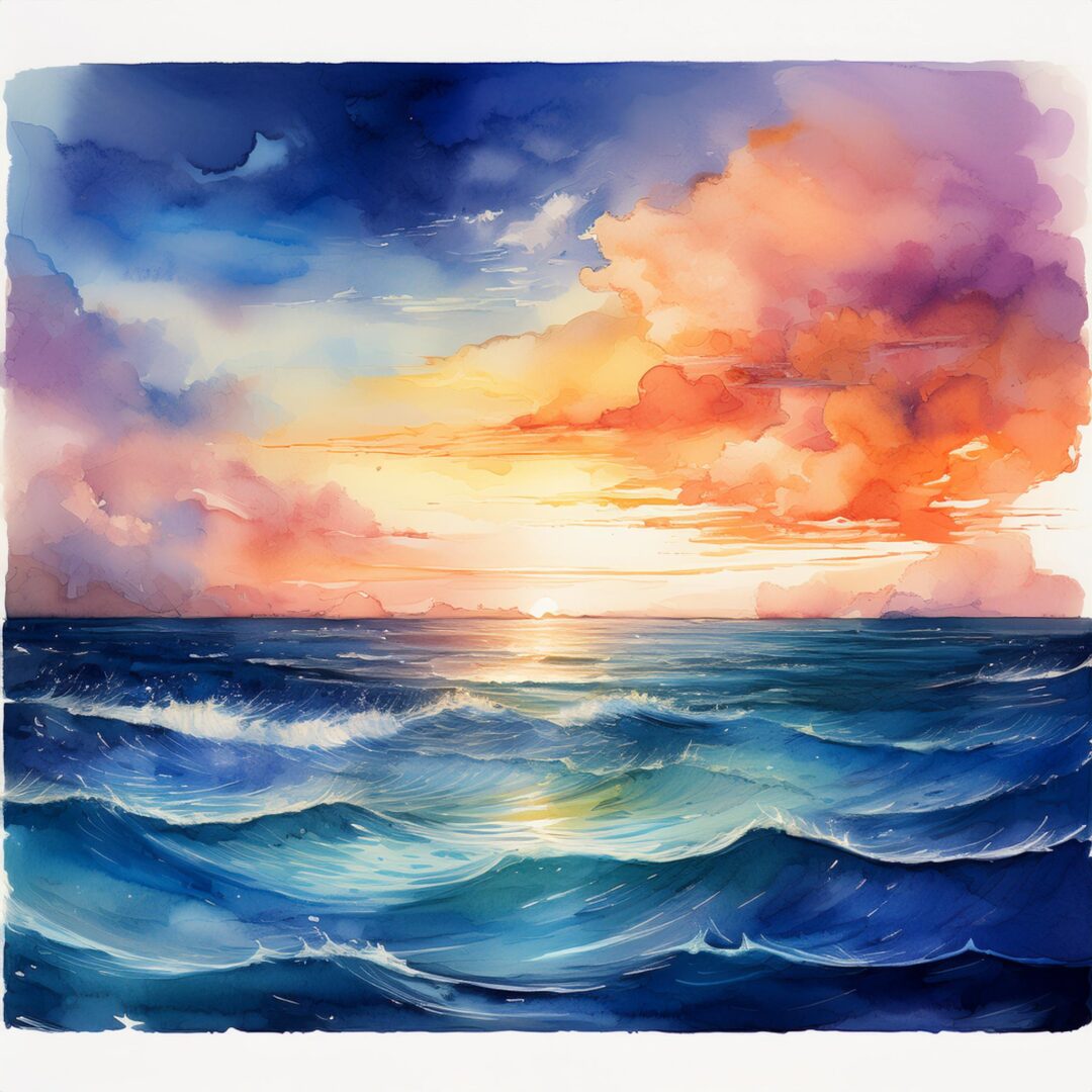 Tecniche Avanzate di Acquerello: Dipingere Mare e Cielo